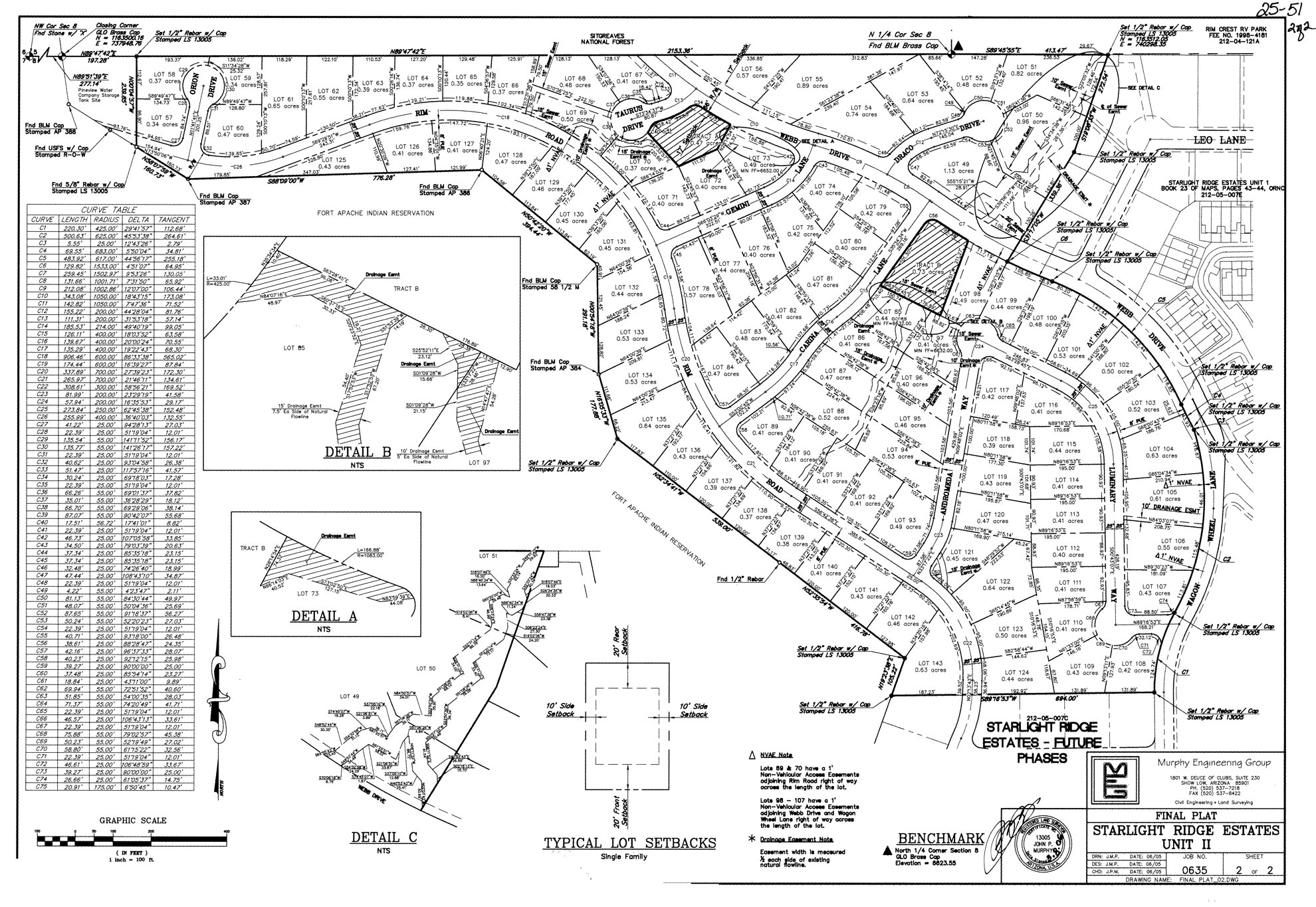 Plat Maps - Starlight Ridge Estates